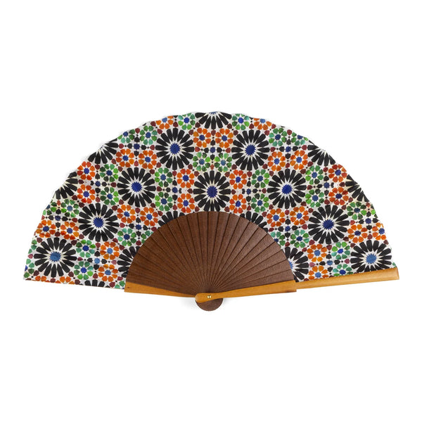 Exquisite Silk Hand Fans | Handcrafted Islamic Art & Ikat Designs ...
